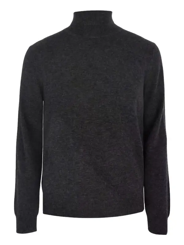 Corneliani Roll Neck Knit Shirt - Grey