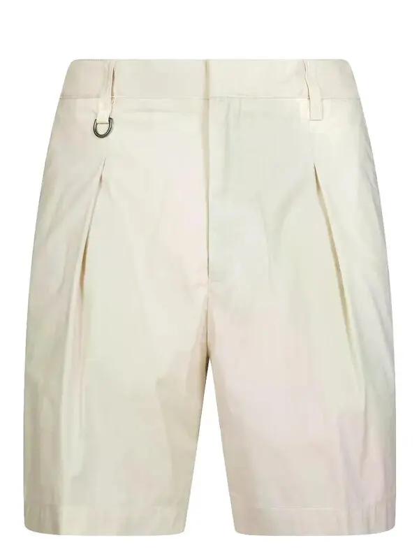 PAOLO PECORA Pleated Shorts - Neutrals