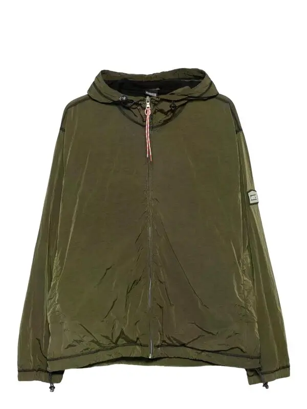 Aries Windcheater Hooded Jacket - Green