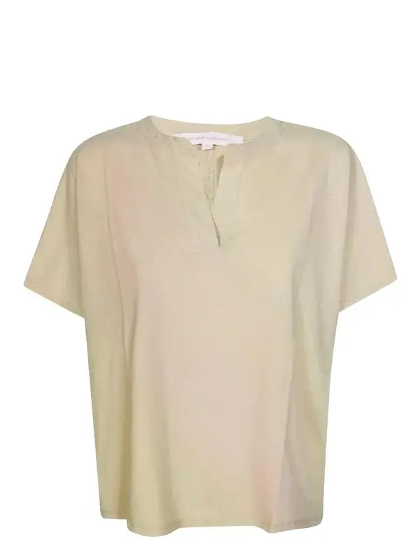 ABSOLUT CASHMERE Tiffany V-neck T-shirt - Neutrals