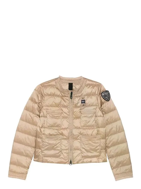 BLAUER. Quilted Jacket - Neutrals
