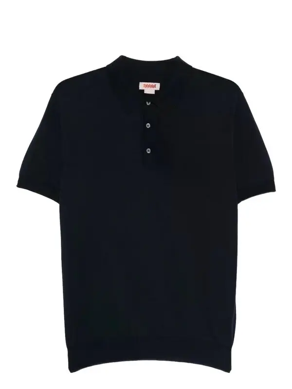 BARACUTA Short-sleeve Polo Shirt - Blue