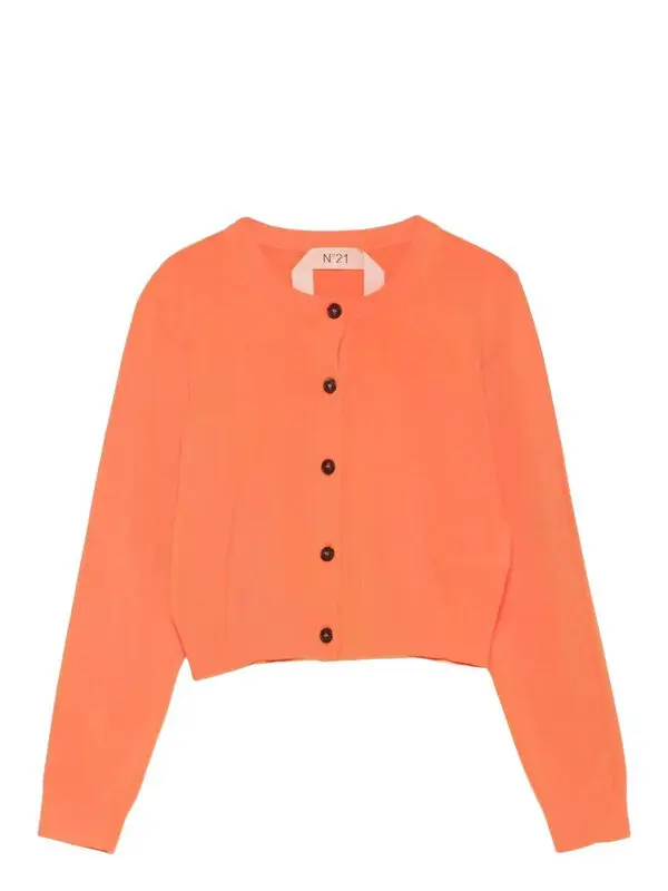 N°21 Button-up Cardigan - Orange