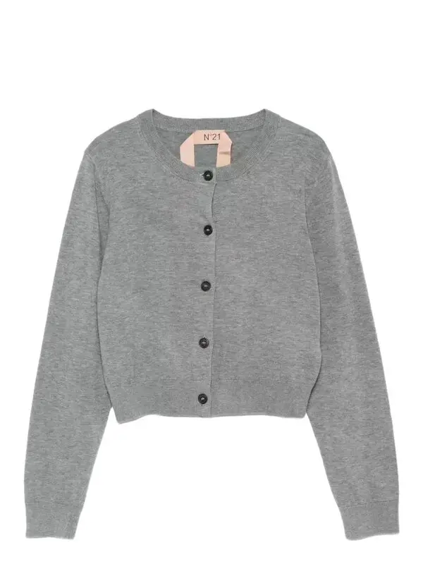 N°21 Buttoned Cardigan - Grey