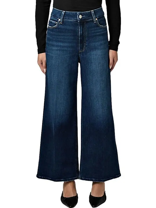 Paige Anessa High-rise Wide Leg Jeans - Overdrive