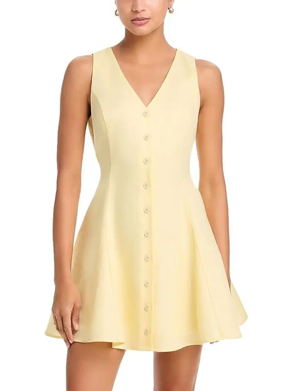 Paige Raye Mini Dress - Sunny Yellow