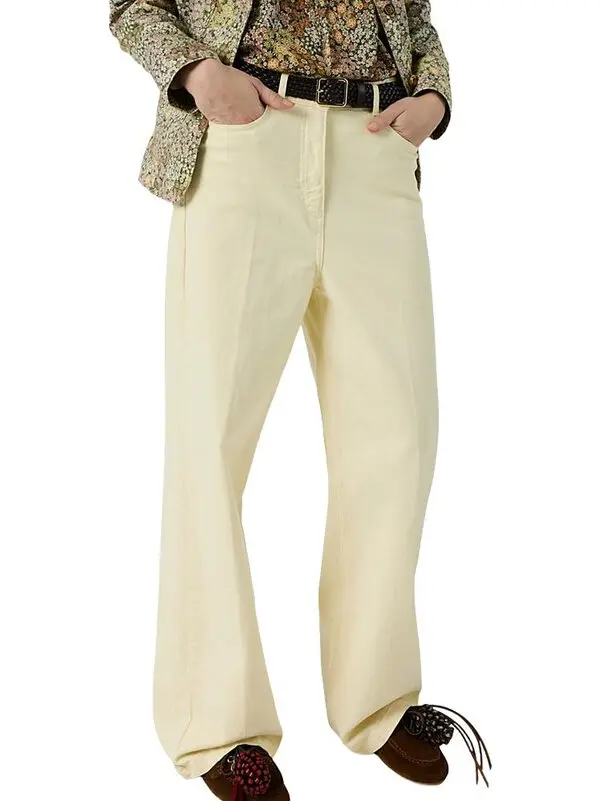 Gerard Darel Aelina High-rise Straight Jeans - Yellow