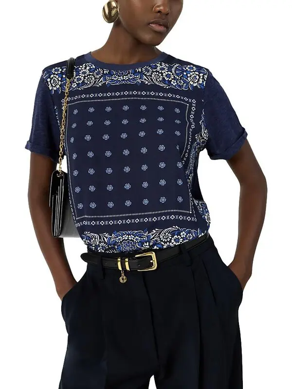 Gerard Darel Manolia Tee - Navy