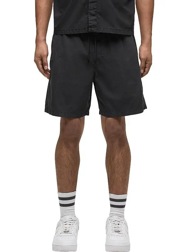 Hudson Jeans Nylon 6" Drawstring Shorts - Black