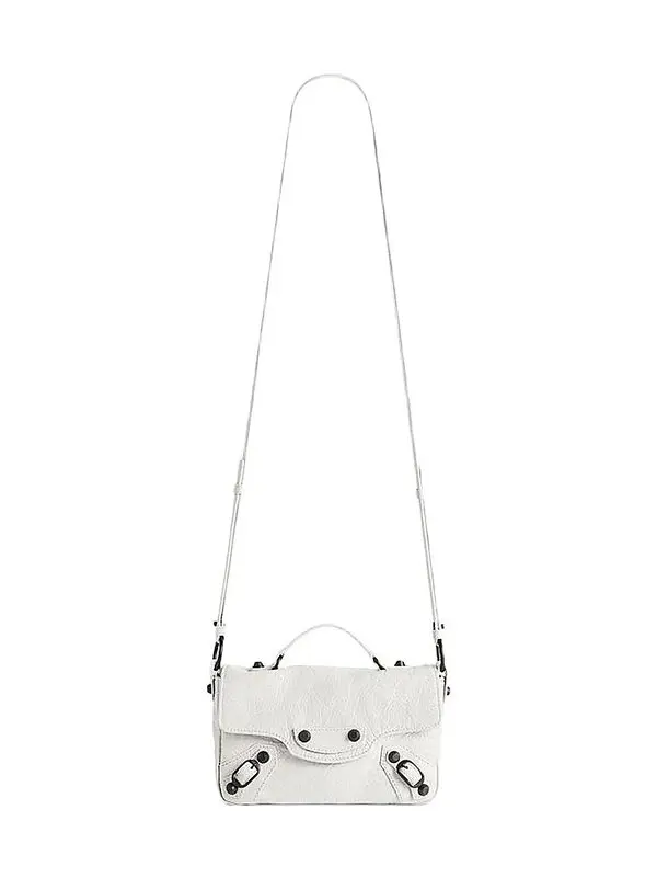 Balenciaga Le City Flap Bag Nano - Optic White