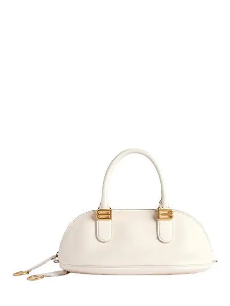Balenciaga Bolero Bowling Bag Mini - Cream