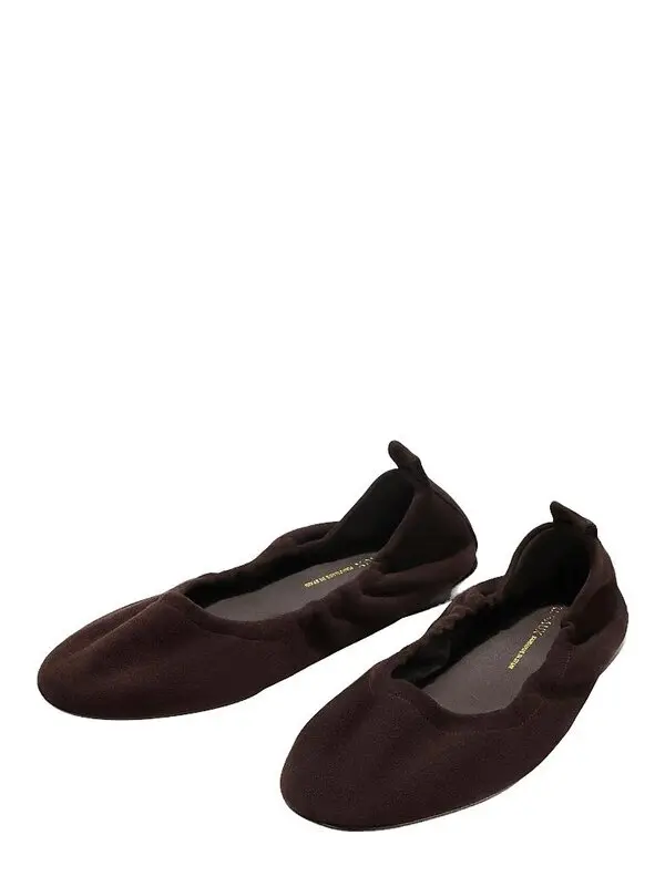 MARGAUX LONNBERG The Pascale Flats - Espresso Suede