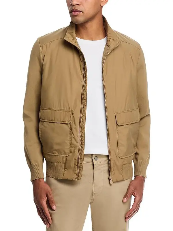 SAVE THE DUCK Alfo Hybrid Sweater Jacket - Khaki Brown