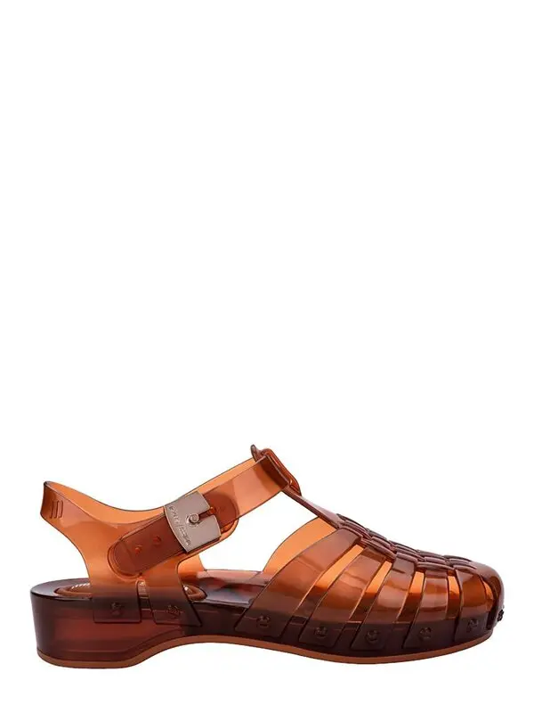 Melissa Possession Pescura + Scholl Sandals - Clear/brown