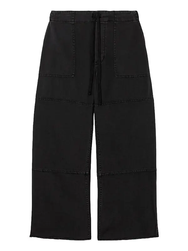 RE/DONE Crop Beach Pants - Washed Black