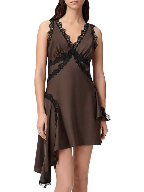 ALLSAINTS Ilka Dress - Bitter Brown