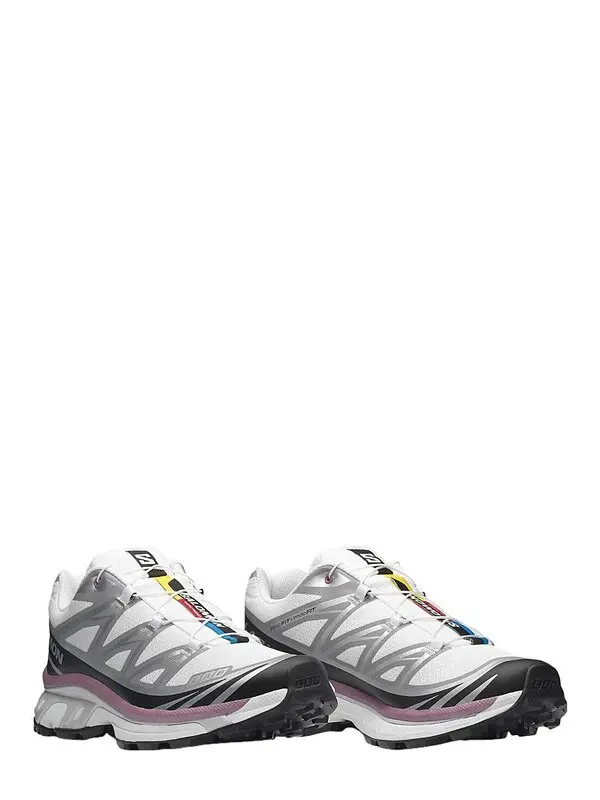 SALOMON Xt-6 Running Sneakers - White/black/dusky Orchid
