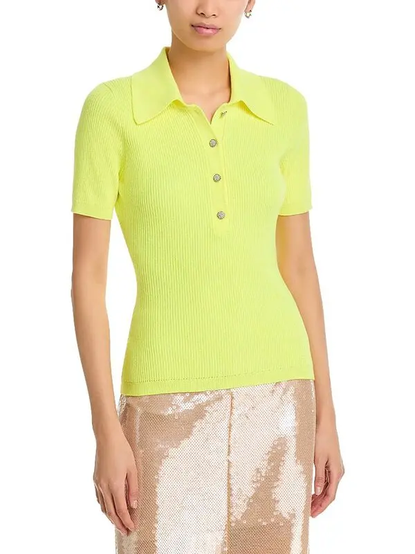 Essentiel Antwerp Polo Shirt - Lemon Squeeze