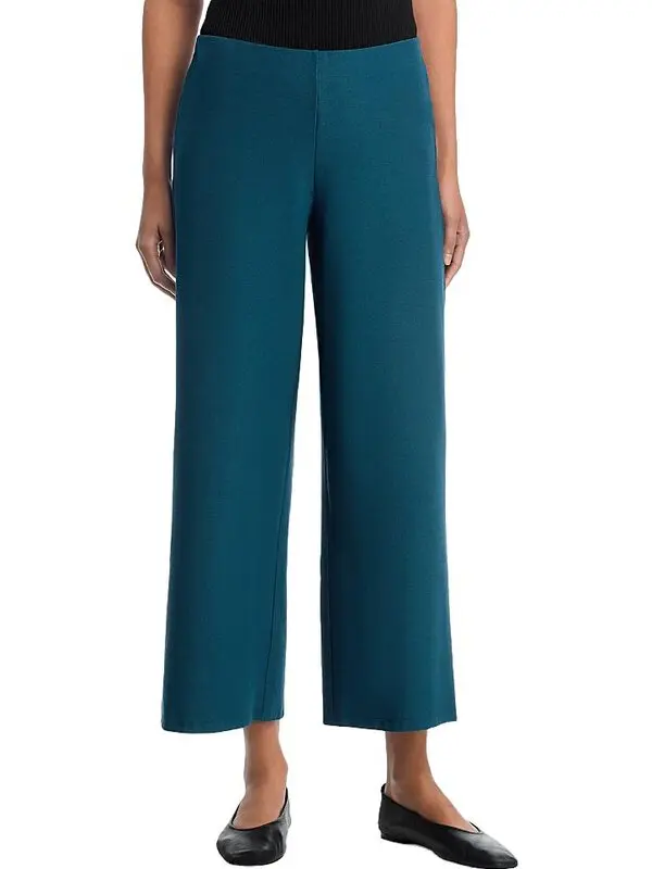 Eileen Fisher Wide Ankle Pants - Alpine