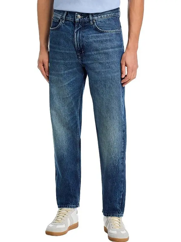 Hugo 838 Relaxed Tapered Fit Jeans - Navy