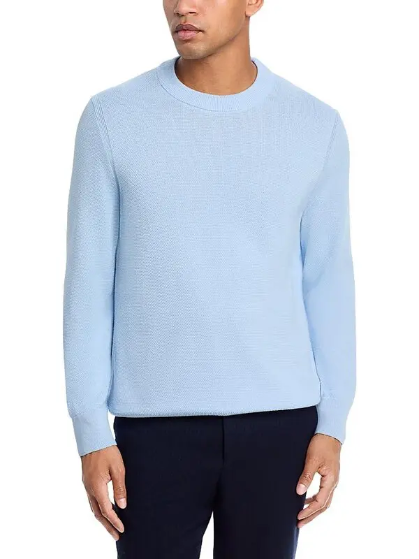 BOSS Ecaio Crewneck Sweater - Light Pastel Blue