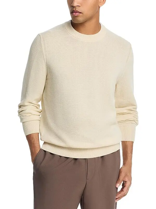 BOSS Ecaio Crewneck Sweater - Open White