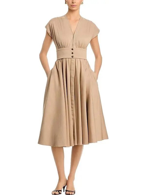 Kobi Halperin Rose Dress - Khaki