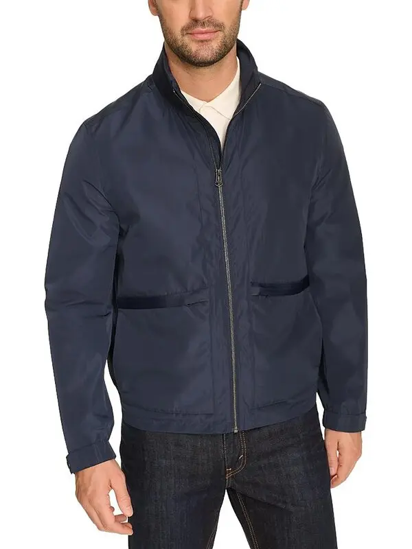 Cole Haan Packable Rain Jacket - Navy