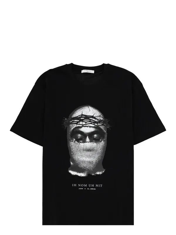 IH NOM UH NIT Corona Mask" T-shirt - Black