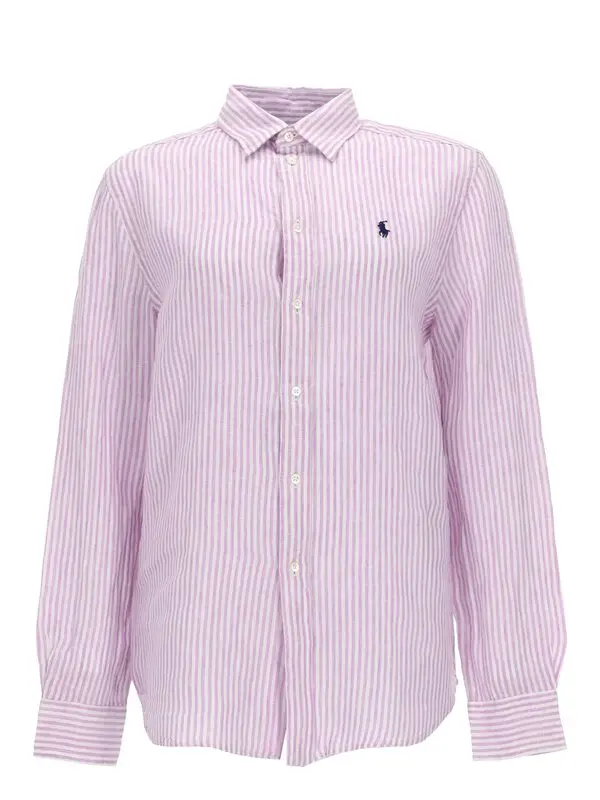 Polo Ralph Lauren Linen Shirt - Purple