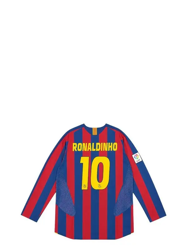 Nike Fc Barcelona Reissue 2005/06 Ronaldinho #10 Home Jersey - Multicolor