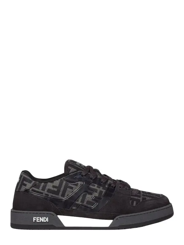 Fendi Match Low Sneakers - Black