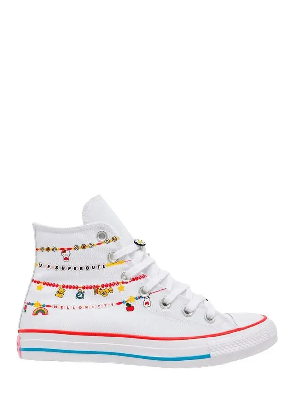 CONVERSE Chuck Taylor All Star Hi Hello Kitty And Friends Charmed - White/red/yellow