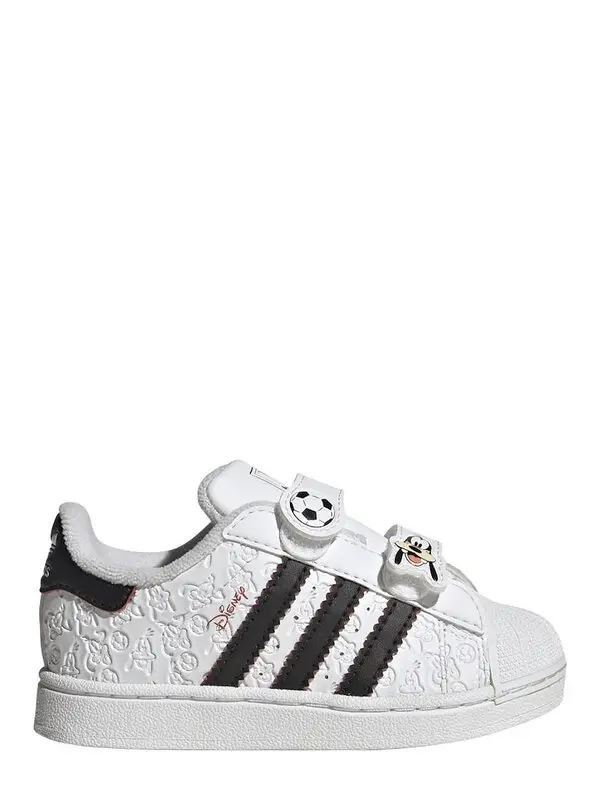 Adidas Superstar Ii Comfort Closure Disney Goofy Sneakers - Cloud White/core Black/red