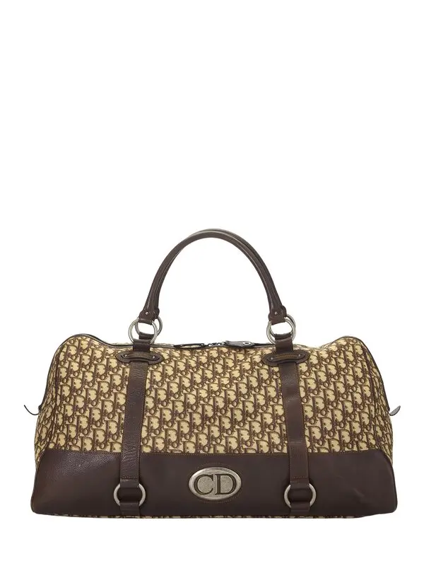 Dior Trotter Canvas Weekender - Brown
