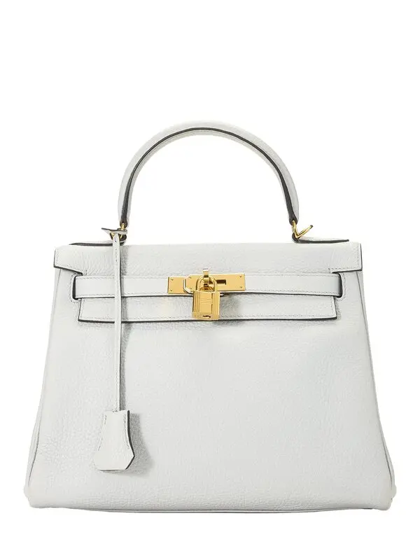 Hermès Togo Kelly Retourne 28 Handbag - Blue Pale