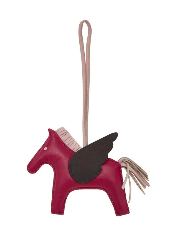 Hermès Rodeo Bag Charm - Framboise