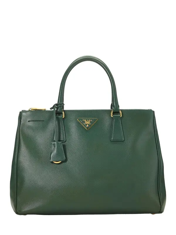 Prada Saffiano Executive Tote - Green
