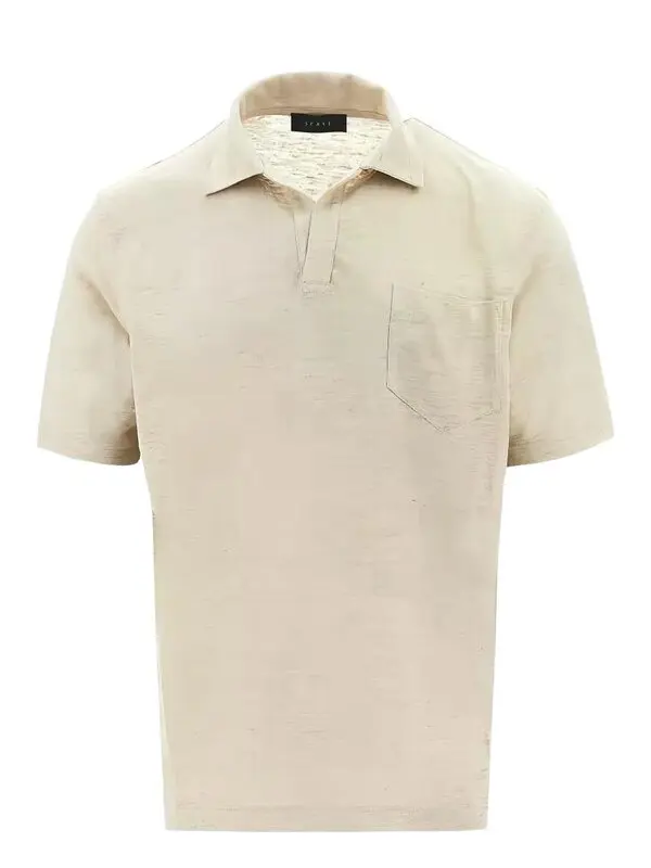 Sease Pocket Polo Shirt - Neutrals