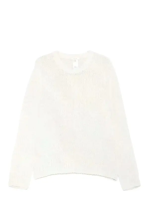 THE ROW Crew-neck Knitted Sweater - Neutrals