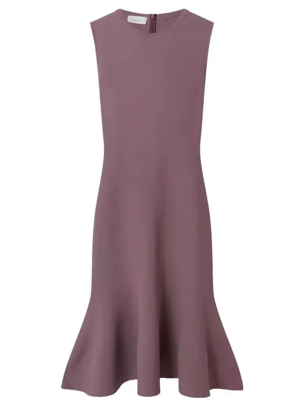 Stella McCartney Round Neck Sleeveless Dress - Purple