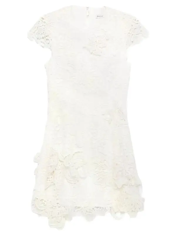 Simkhai Novelle Lace Mini Dress - White