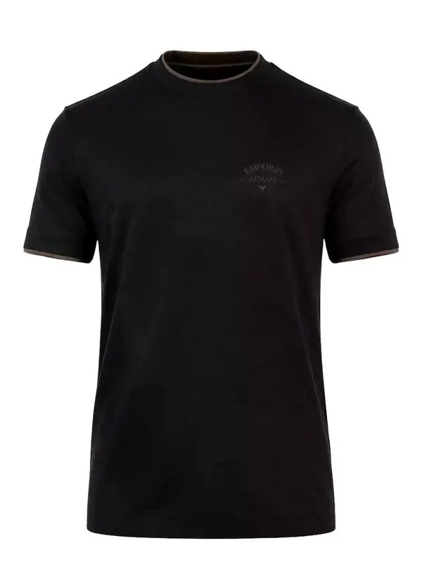 Emporio Armani Logo-detail T-shirt - Black