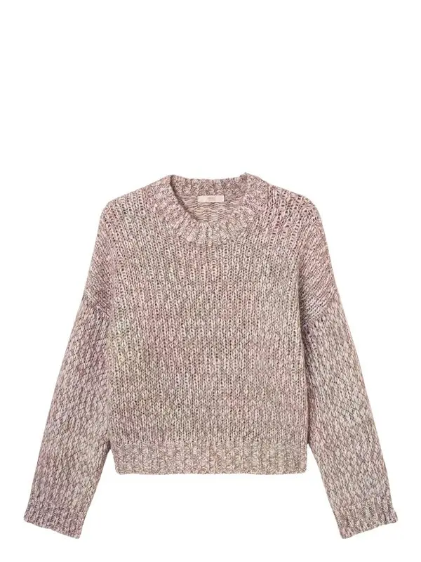 Fedeli Crew-neck Sweater - Pink