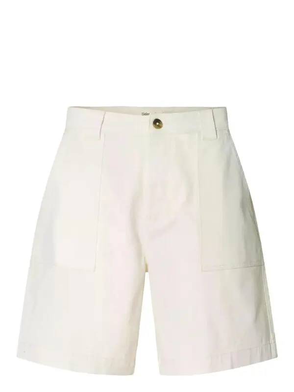 SELECTED Patch-pocket Shorts - Neutrals