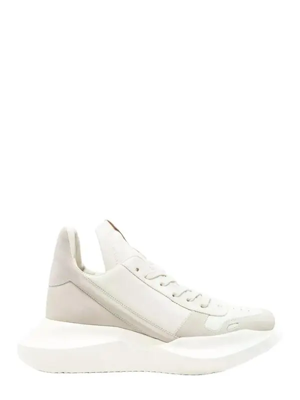 Rick Owens Geth Runner Low-top Lace-up Sneakers - Neutrals