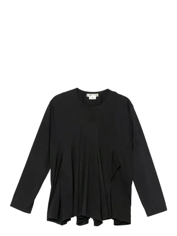 Comme Des Garçons Draped T-shirt - Black