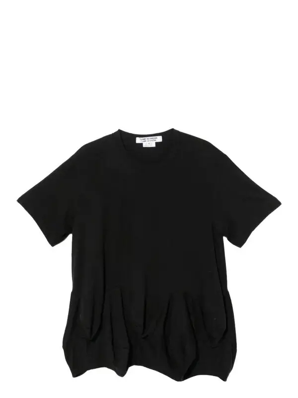 Comme Des Garçons Ruffled T-shirt - Black