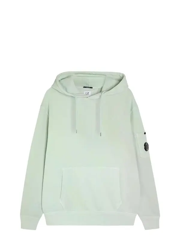 C.P. COMPANY Lens-detail Pocket Hoodie - Blue