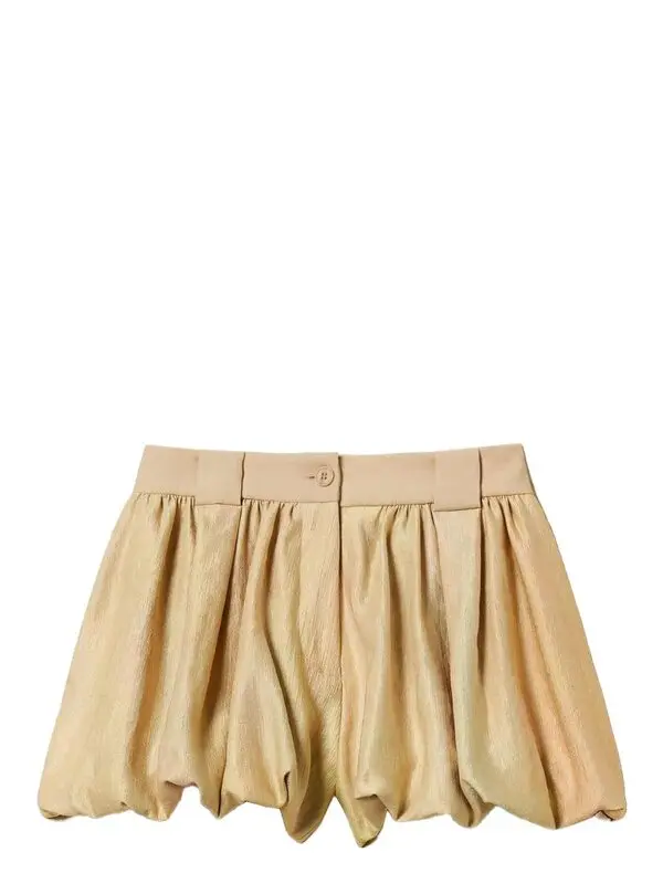 TWINSET Woven Short Trousers - Gold